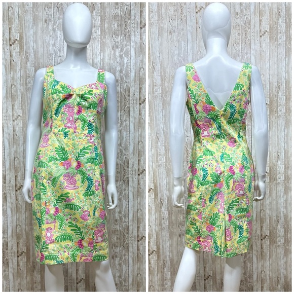 Lilly Pulitzer | Dresses | Vintage 9s Lilly Pulitzer Miranda Monkey ...